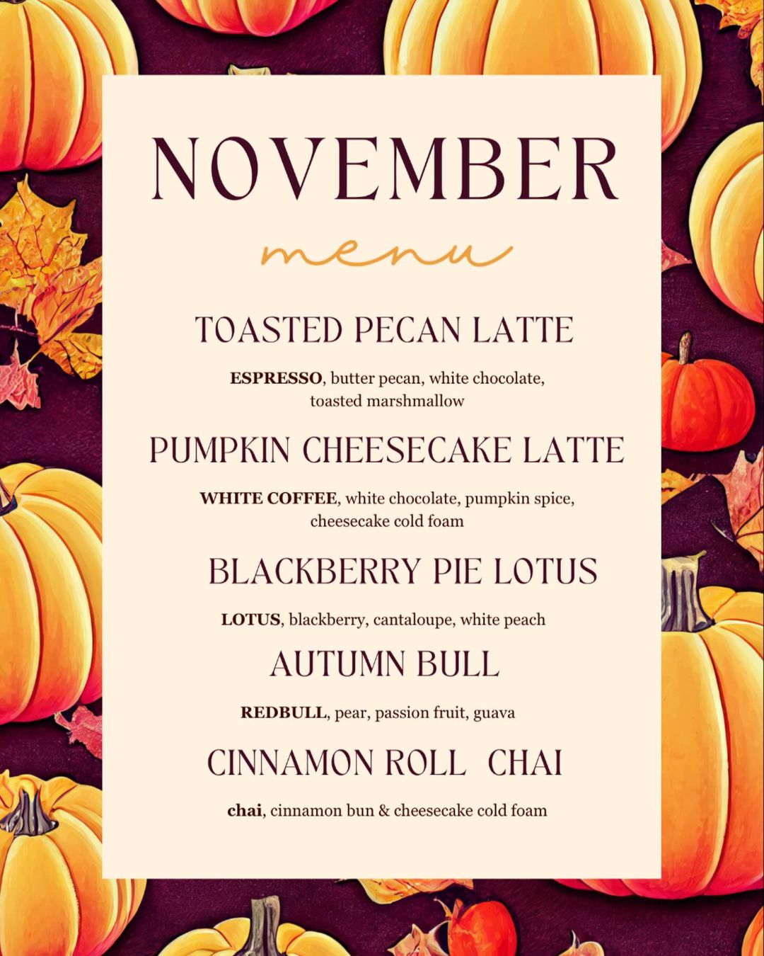 Our Menu | Tropical Express